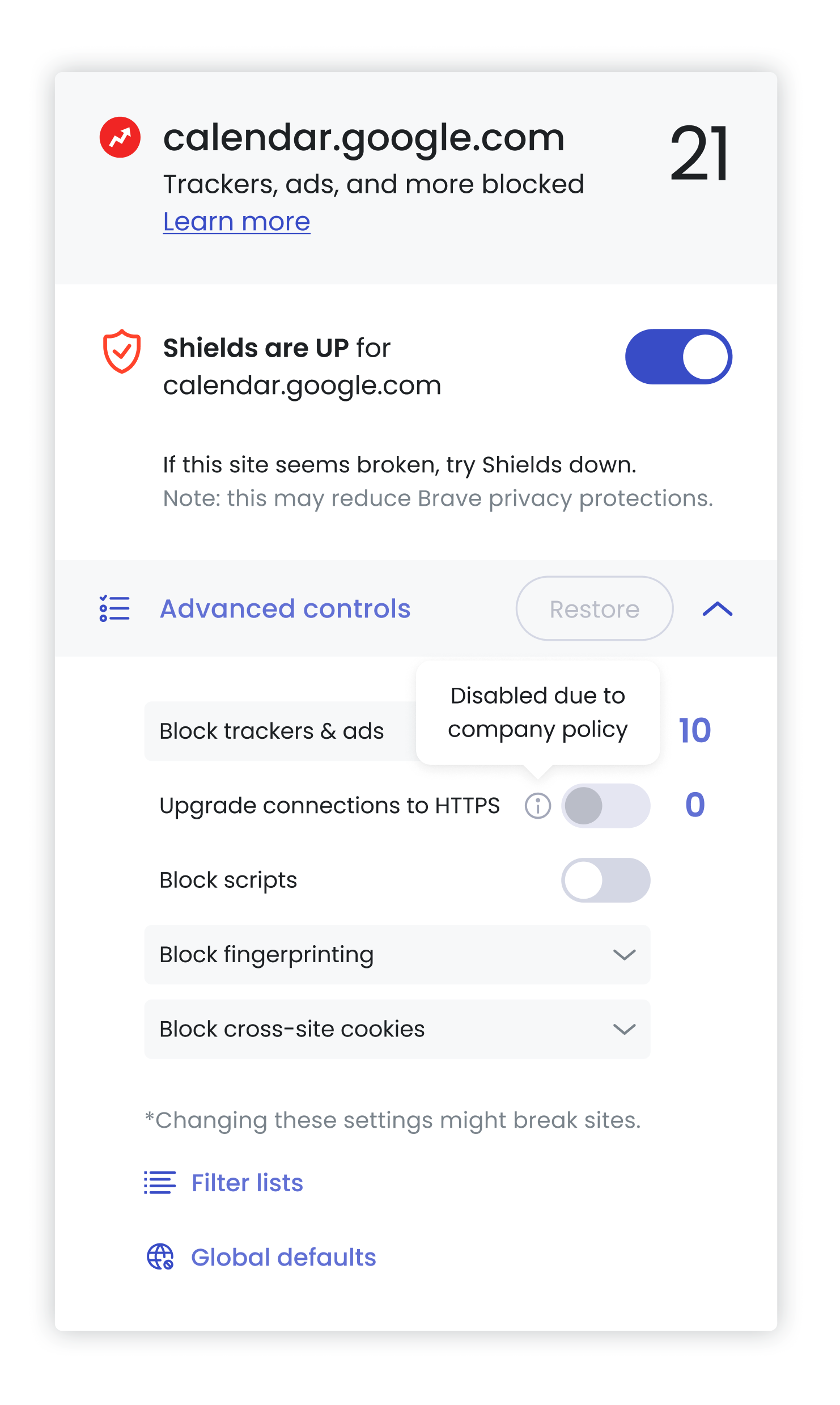 Add Tooltip for shields toggler · Issue #26187 · brave/brave-browser · GitHub