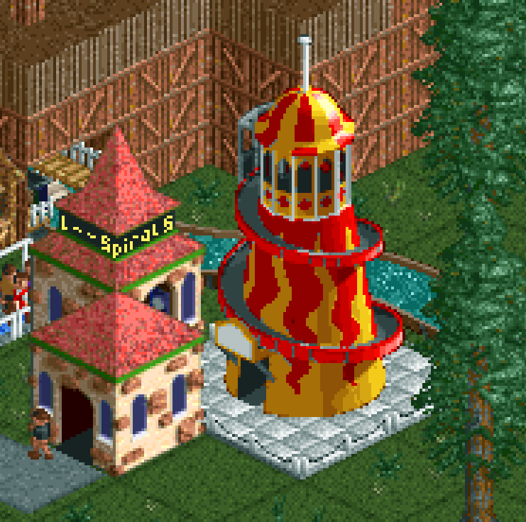 Animation for Guests sliding down Spiral Slide is missing on close zoom levels · Issue #13961 ...