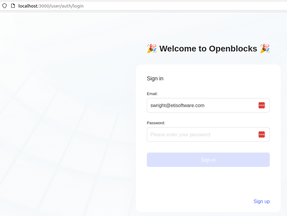 Retrieve or reset password (help) · Issue #90 · openblocks-dev/openblocks · GitHub