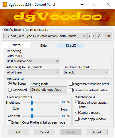 Elevator Action Death Parade fullscreen solution · Issue #23 · argonlefou/DemulShooter · GitHub