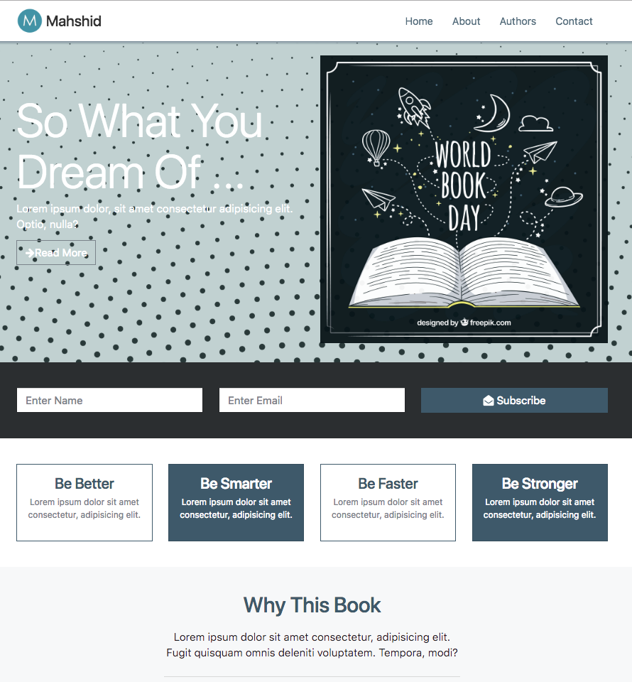 GitHub - mmianchi/book-template: Template for book live demo: