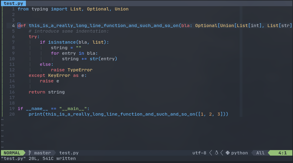 floating window of indent lines conceal beginning of the line · Issue ...