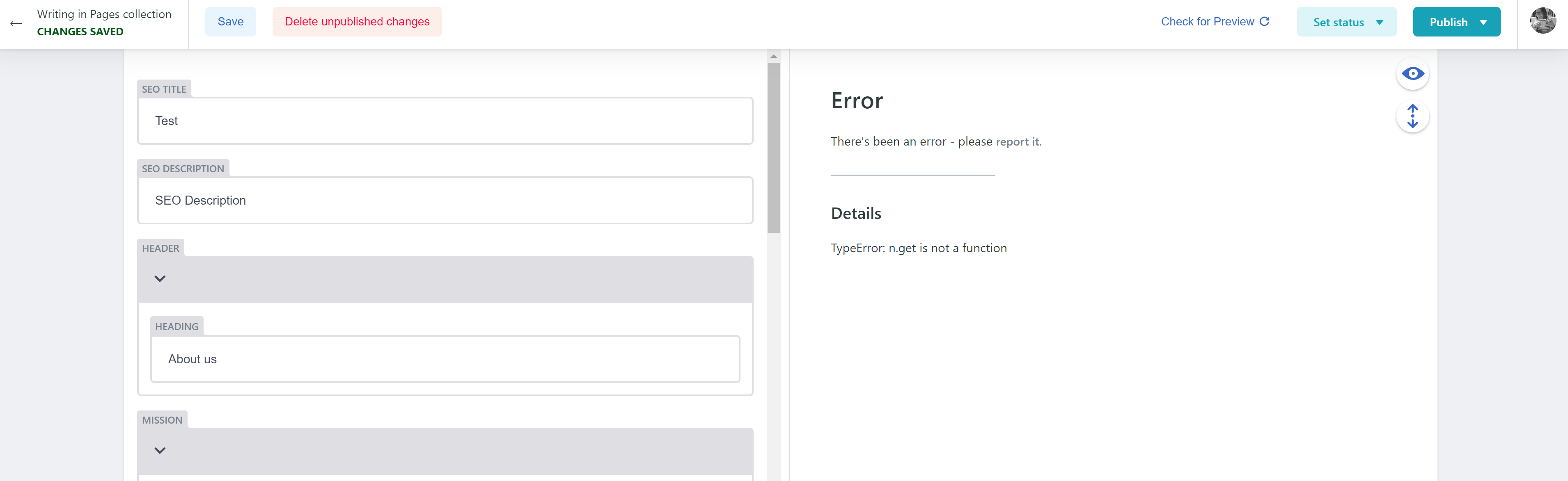 Netlify CMS: About page content preview doesn't work · Issue #2213 ...