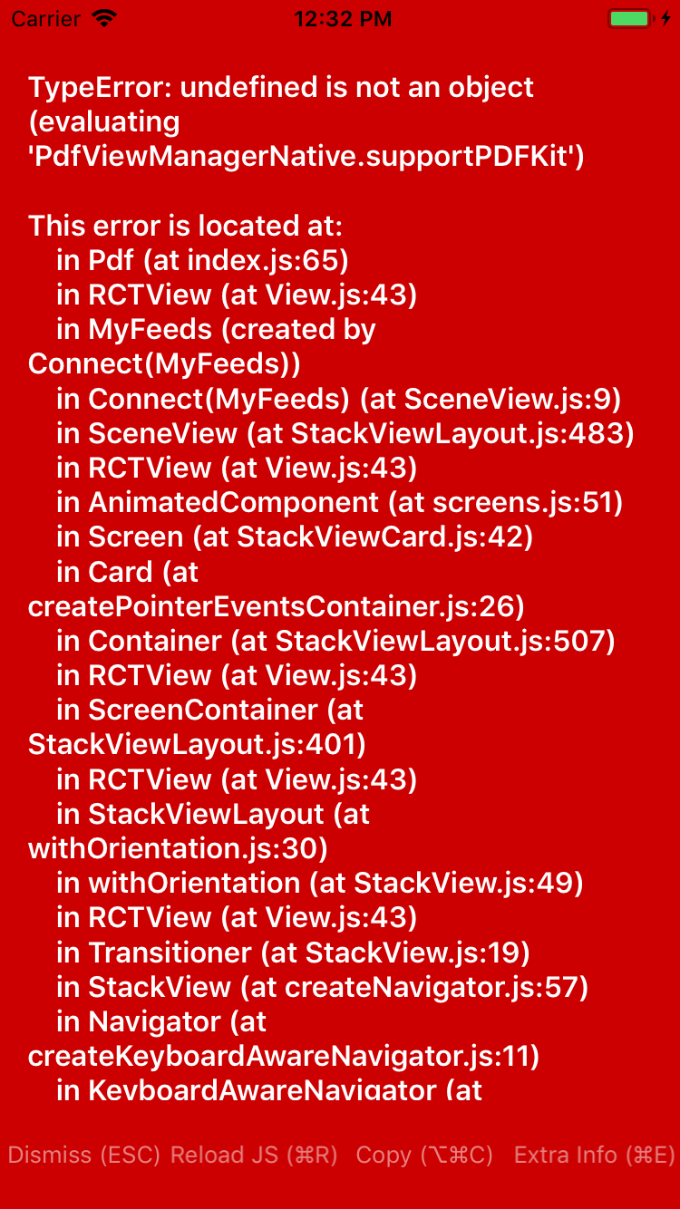 Type Error: undefined is not an object (evaluating PDFViewManagerNative.SuppoitivePDF) · Issue ...
