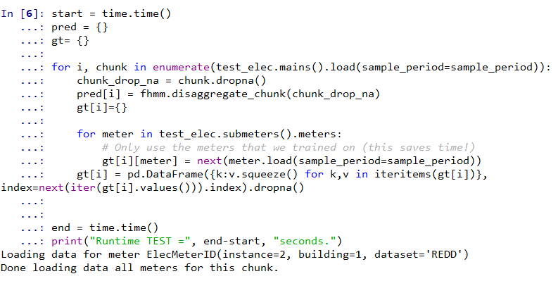 Unable to run all appliances in REDD dataset