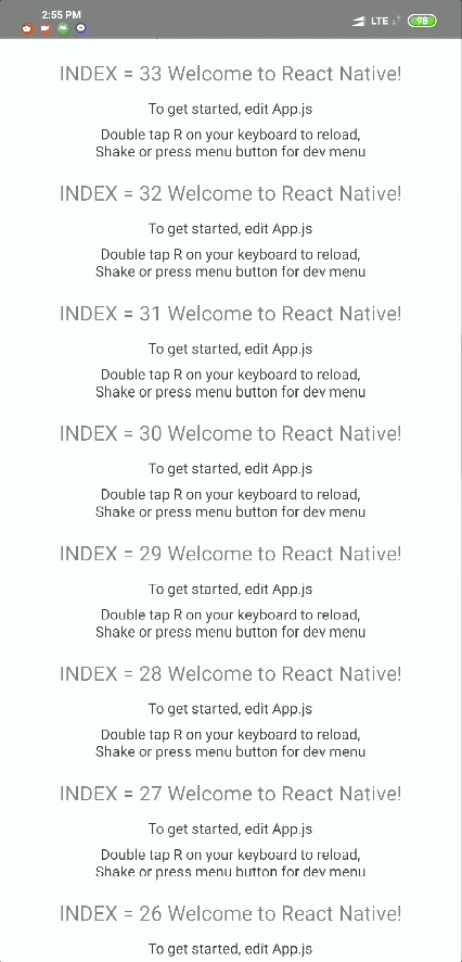 [0.58] Inverted FlatList fast scrolling still doesn't work properly on Android P · Issue #23158 ...