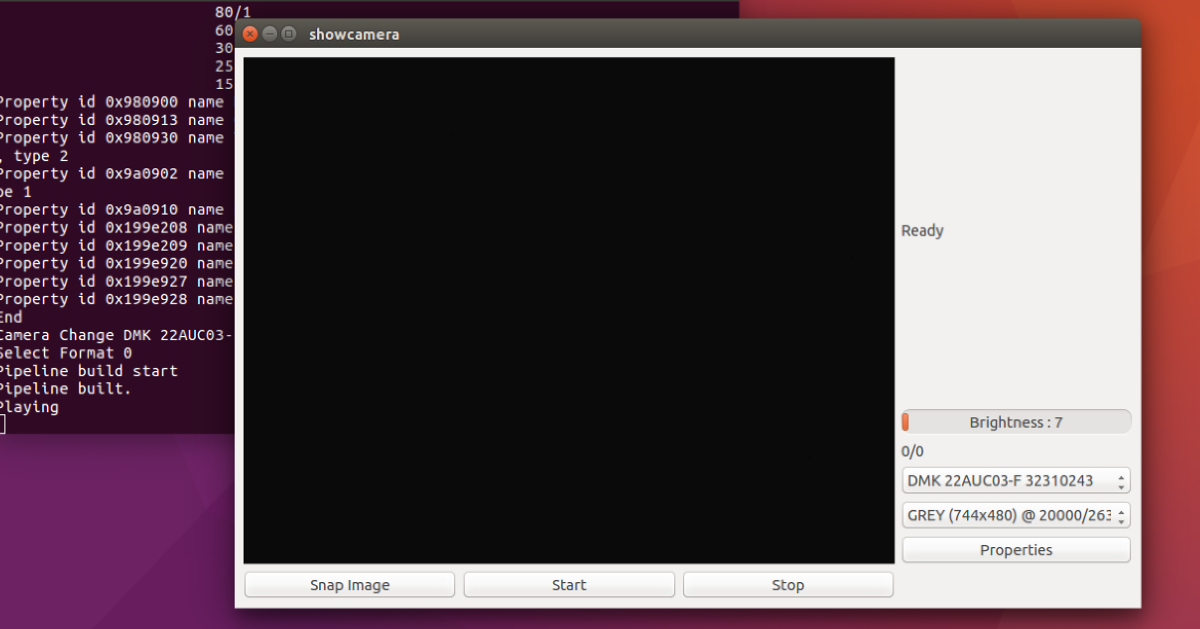 showcamera program issue · Issue #100 · TheImagingSource/tiscamera · GitHub