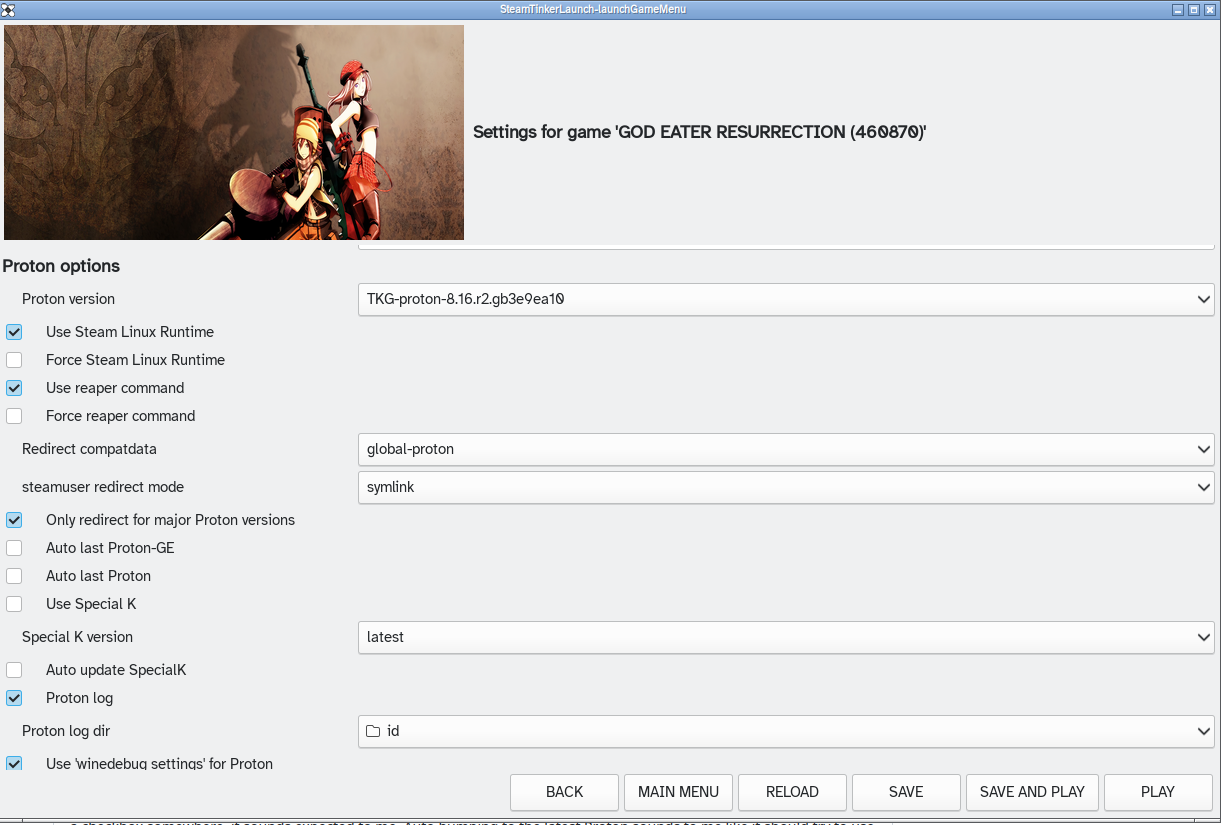 Problems with STL, Proton-TkG, and Winesync (feat. God Eater: Resurrection) · Issue #913 ...