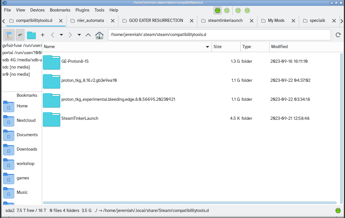 Problems with STL, Proton-TkG, and Winesync (feat. God Eater: Resurrection) · Issue #913 ...