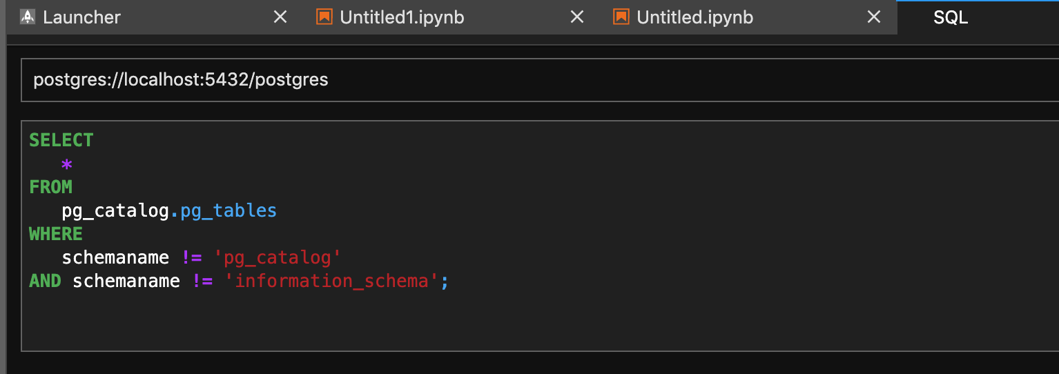 Unable To Run Commands On Console Notebook Or Sql Launcher · Issue 85 · Pbugnionjupyterlab 7133