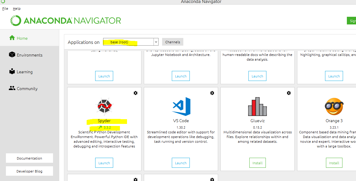 Newer Version of Spyder does not launch from Anaconda env but only ...