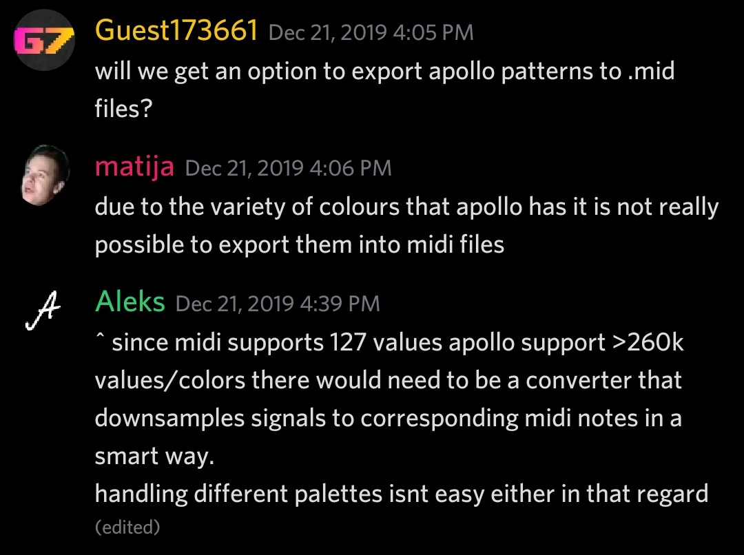 Midi Exporting · Issue #339 · mat1jaczyyy/apollo-studio · GitHub