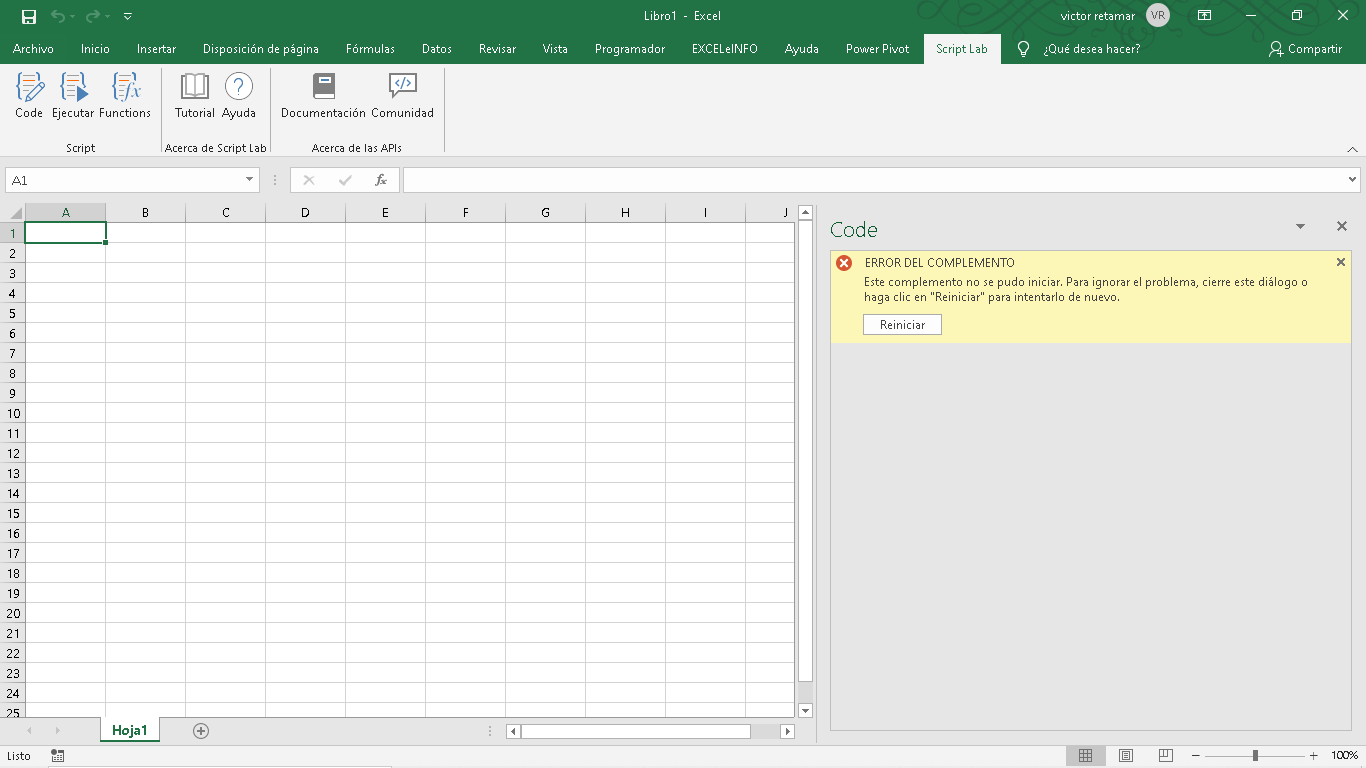 Error del complemento en excel 2019 32 bit · Issue #779 · OfficeDev ...