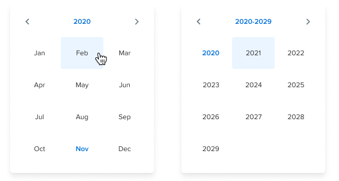 Custom pop component for month and year · Issue #2556 · Hacker0x01/react-datepicker · GitHub