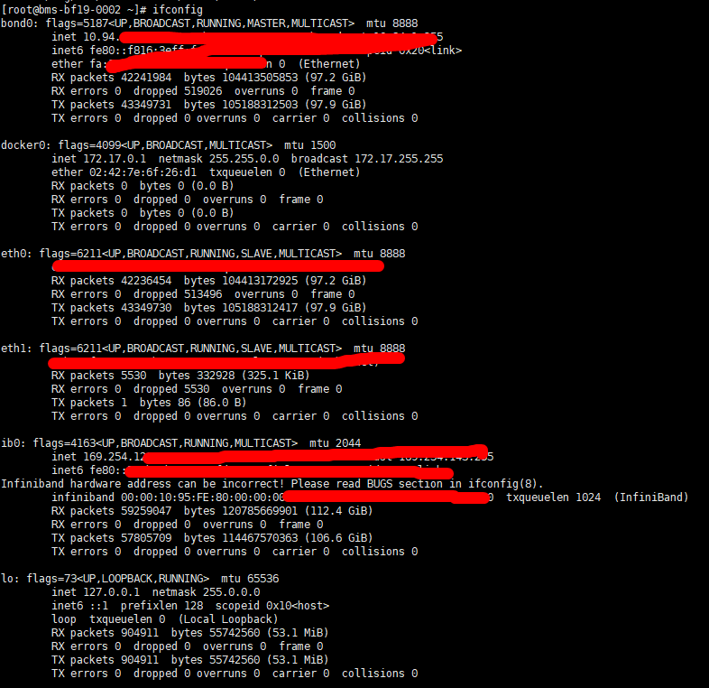 Unable to auto-detect an IPv4 address using interface regexes [ib0]: no valid host interfaces ...