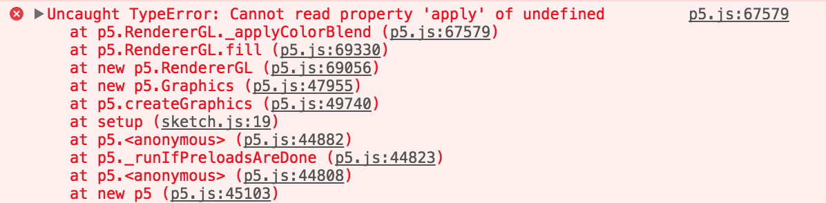 Create webgl graphics error · Issue #2342 · processing/p5.js · GitHub