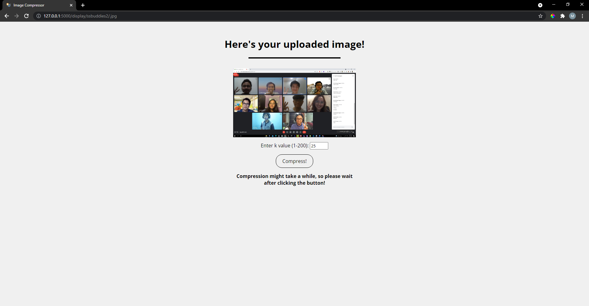 GitHub - IloveNooodles/Image-Compression: Tugas Besar 2 Aljabar Linear dan Geometri