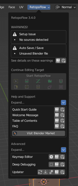 [BUG] No Source Detected! · Issue #1253 · CGCookie/retopoflow · GitHub