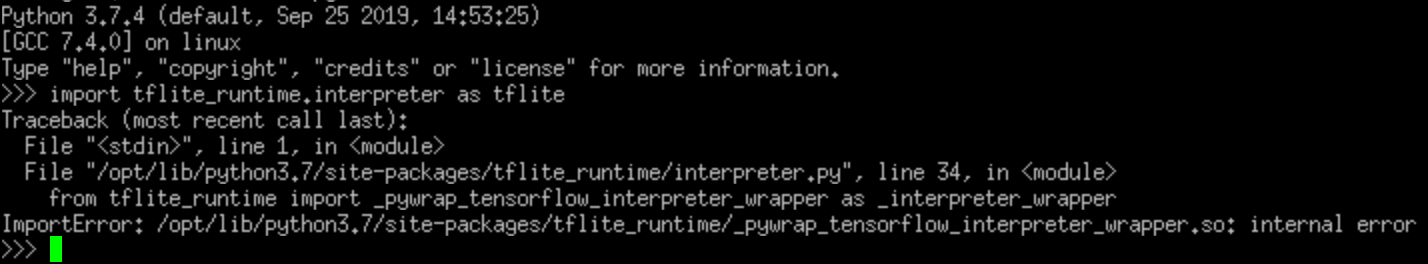 TF Lite wheel is not supported on platform including ARMv7 and python 3.6.5 · Issue #39957 ...