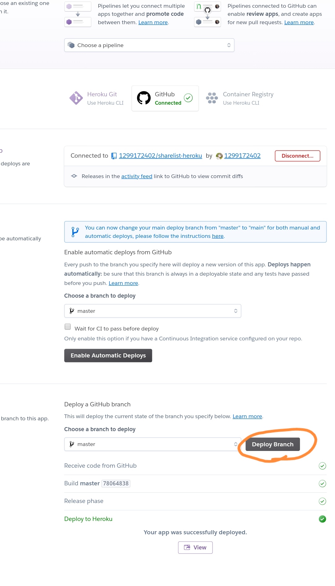 更新heroku部署 · Issue #452 · reruin/sharelist · GitHub