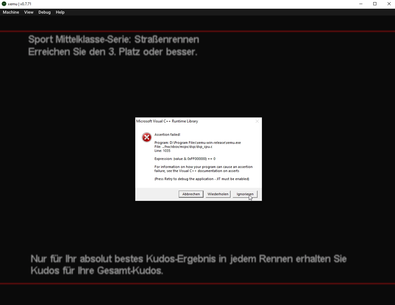 write_memory_raw: assertion failed: ((value & 0xFF000000) == 0) · Issue #1319 · xemu-project ...