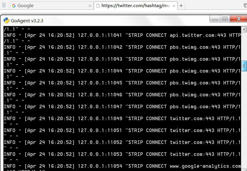 最近才发现的问题，用goagent和xx-net上twitter · Issue #10542 · XX-net/XX-Net · GitHub