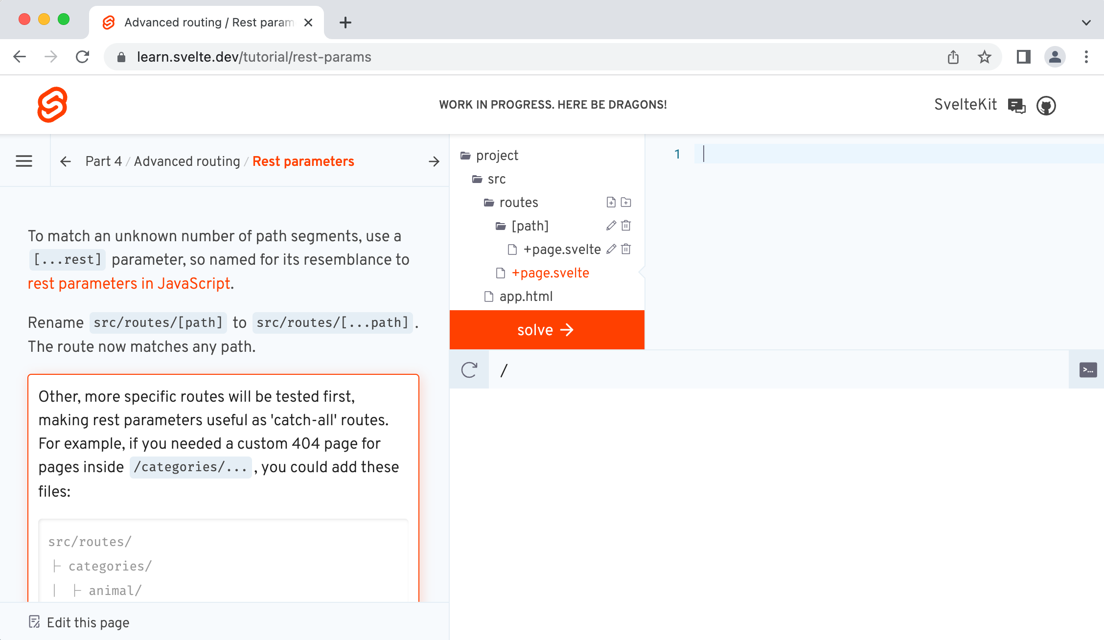 Rest Parameters Exercise Has A Blank Display · Issue 321 · Sveltejs Learn Svelte Dev · Github