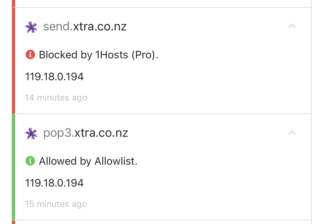 False positives for pop3.xtra.co.nz send.xtra.co.nz · Issue #1264 · badmojr/1Hosts · GitHub