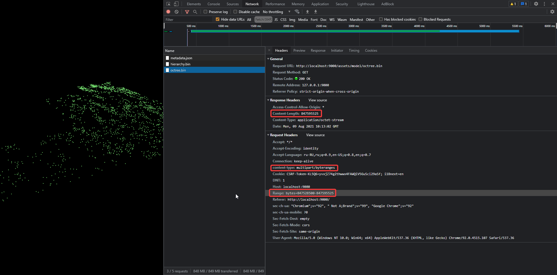 Support range requests in "serve" mode · Issue #1463 · evanw/esbuild · GitHub