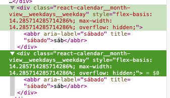 Saturday appears two times on Safari · Issue #429 · wojtekmaj/react-calendar · GitHub