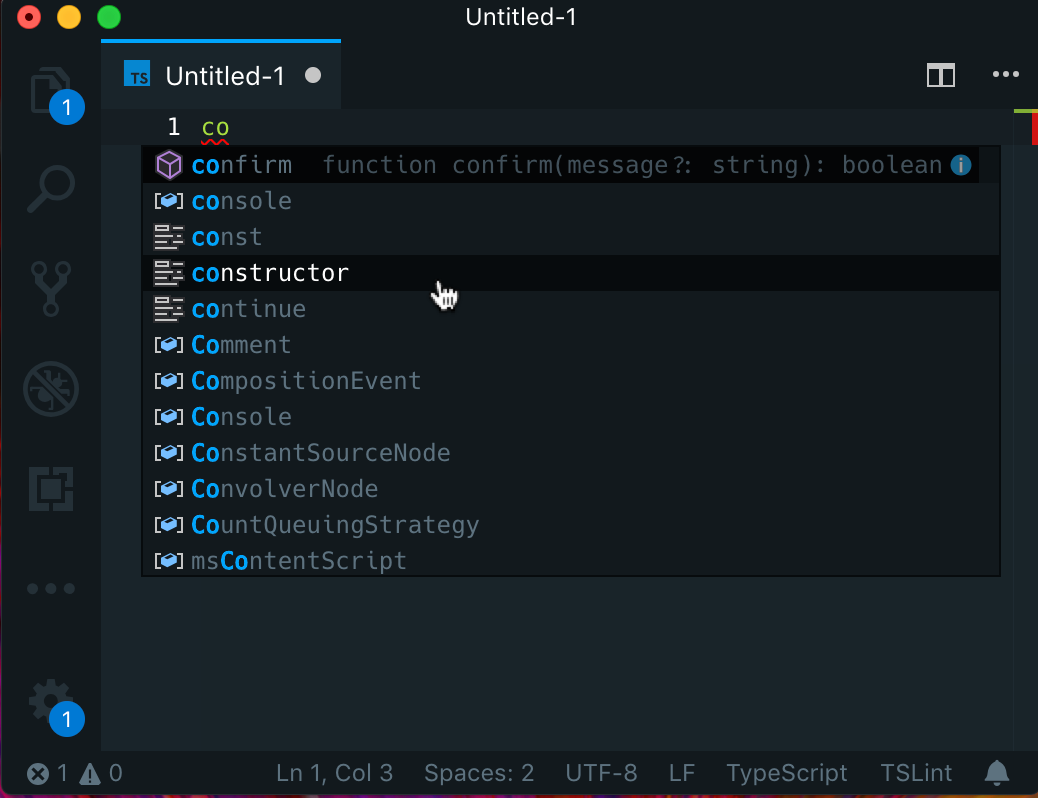 Highlighting in Suggest Widget · Issue #71892 · microsoft/vscode · GitHub