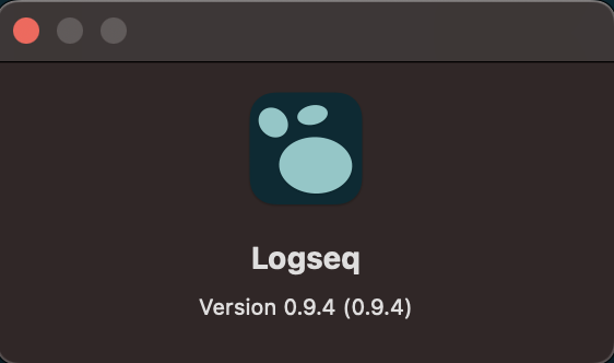 About Dialog Shows The Version Number Twice · Issue 9315 · Logseqlogseq · Github 