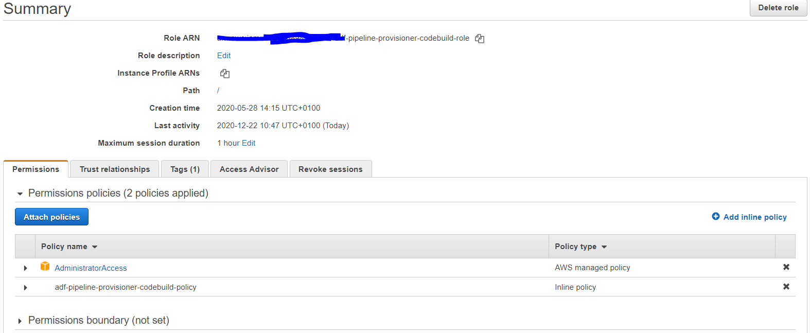 problem with adf-pipeline-provisioner-codebuild-role permissions · Issue #311 · awslabs/aws ...