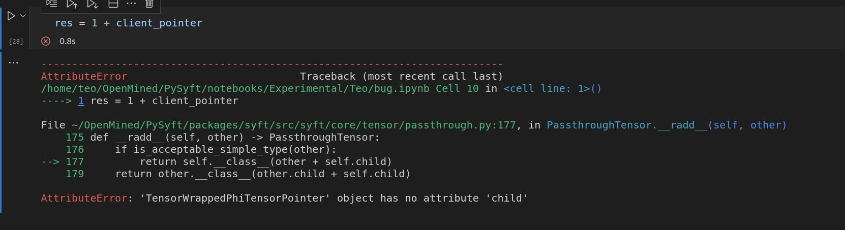 Some right operators are not implemented properly · Issue #7000 · OpenMined/PySyft · GitHub