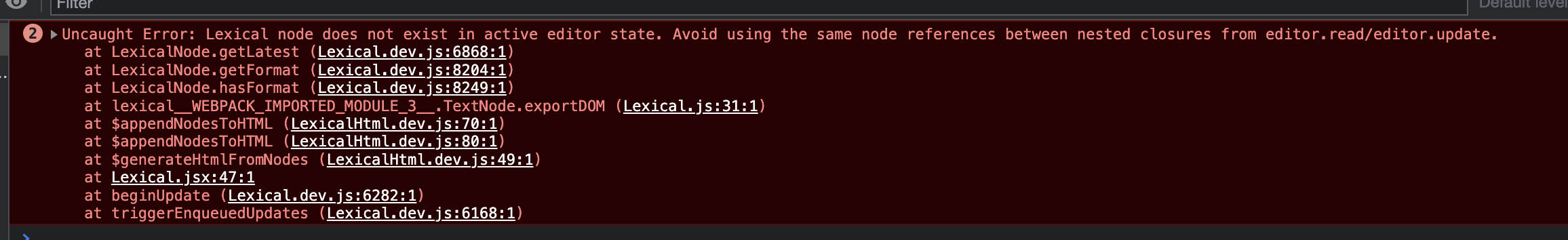 Bug: $generateNodesFromDOM does not apply styles properly · Issue #2452 · facebook/lexical · GitHub