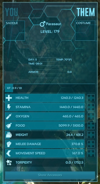 Tamed Dino Extraction Health is Always Red · Issue #366 · cadon/ARKStatsExtractor · GitHub