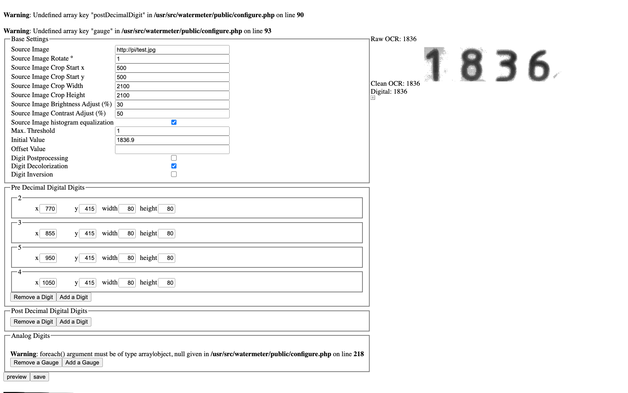 Fatal error: Uncaught DivisionByZeroError · Issue #89 · nohn/watermeter · GitHub