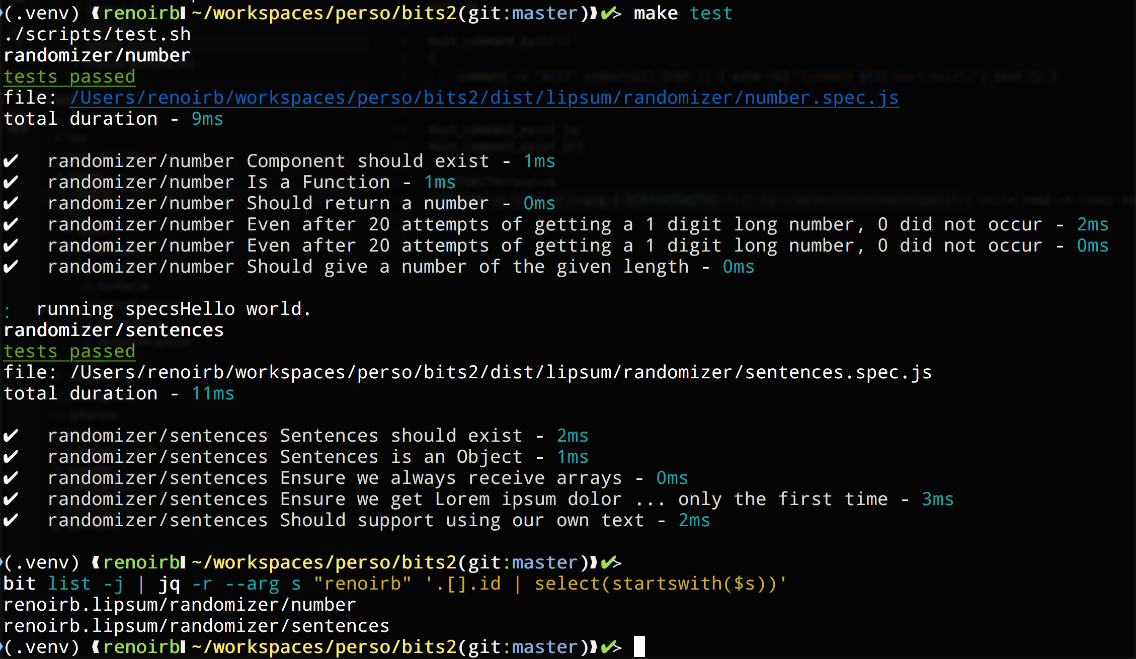 Ability to test all locally available components without requiring id ...