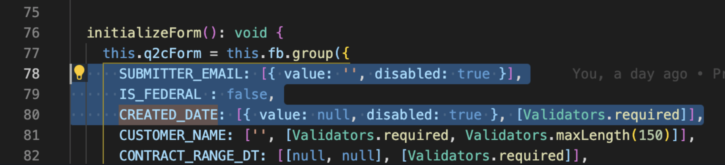 Can not disable the carbon date picker component when using reactive forms. · Issue #1771 ...