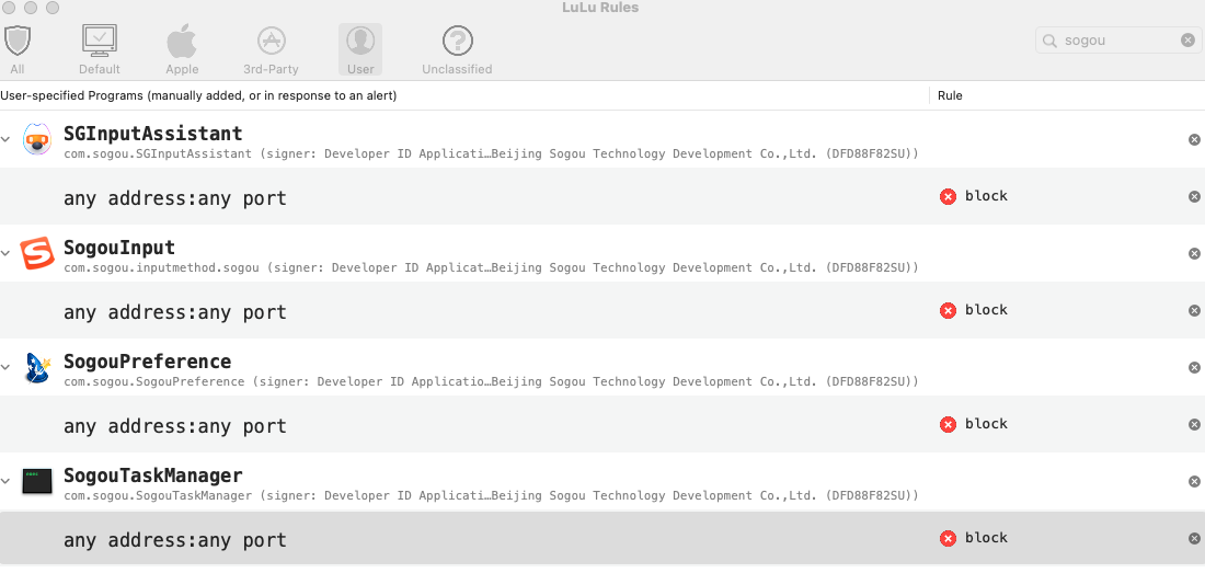 Can not block application when using local proxy · Issue #371 · objective-see/LuLu · GitHub