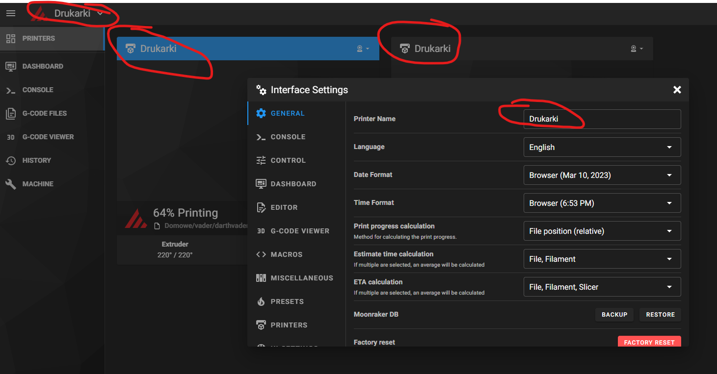 Two printers configured - both has same name displayed · Issue #1301 ...