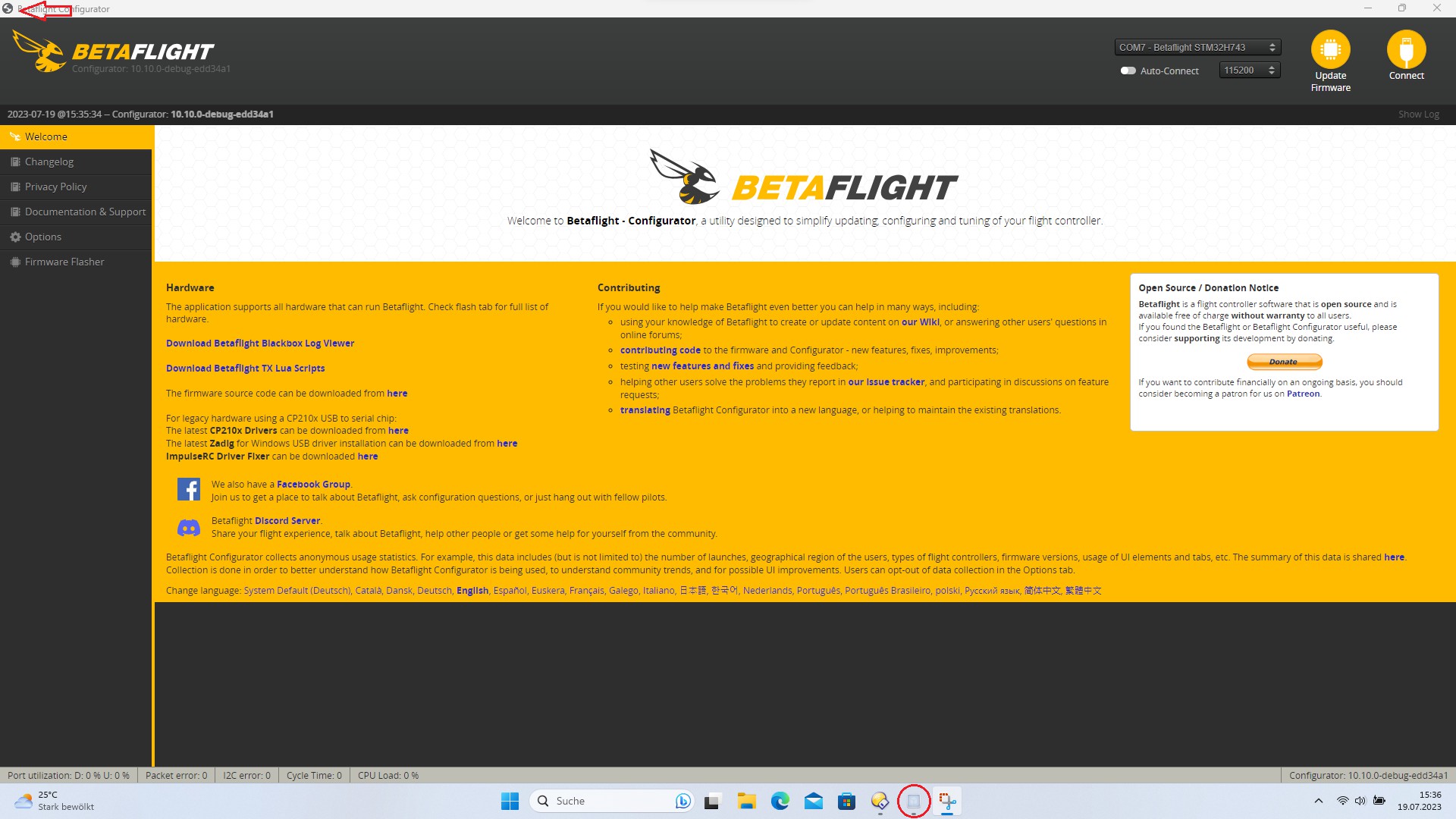 Configurator Does Not Show Any Icons · Issue 3518 · Betaflightbetaflight Configurator · Github 