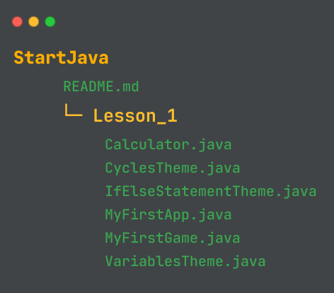 startjava/lesson 1.md at master · ichimax/startjava · GitHub