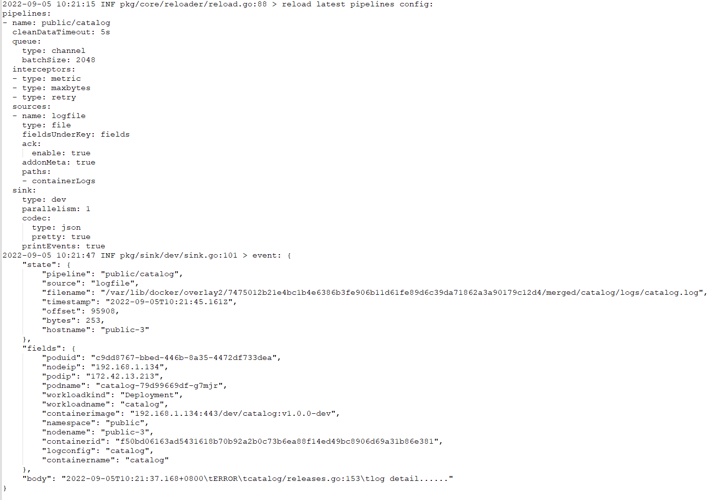 v1.3.0-rc.0版本，【多行日志采集】与【Elasticsearch sink动态索引名称】这两项同时配置时报错 · Issue #353 · loggie-io/loggie · GitHub