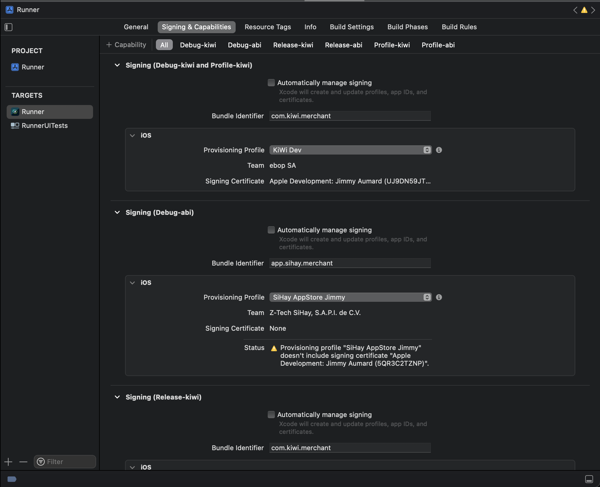 Xcode couldn't find any iOS App Development provisioning profiles matching · Issue #1051 ...
