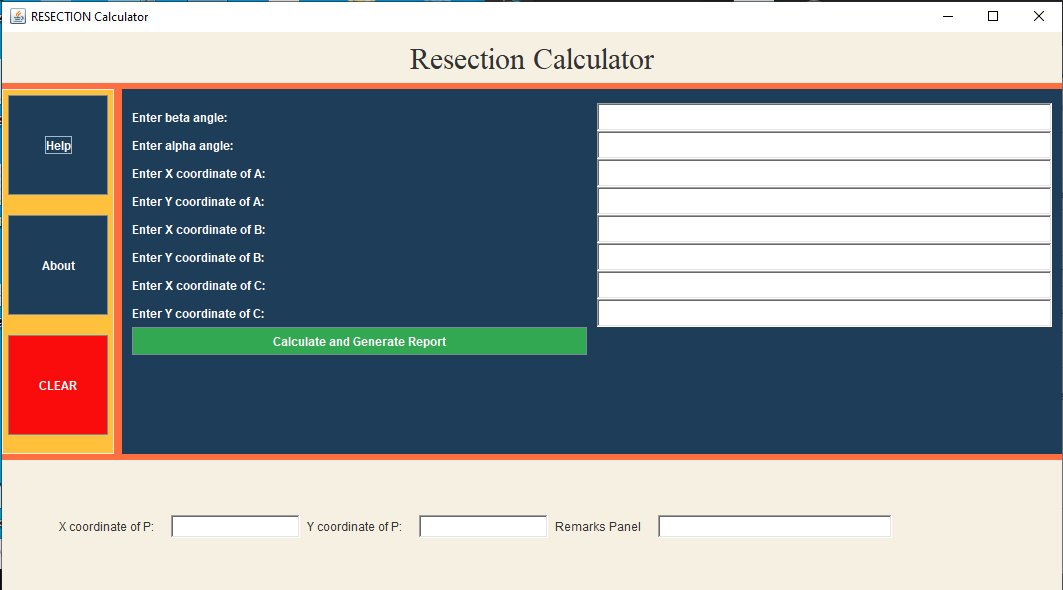 GitHub - cecililu/Resection_Calculator-JAVA-: Resection Calculator for ...