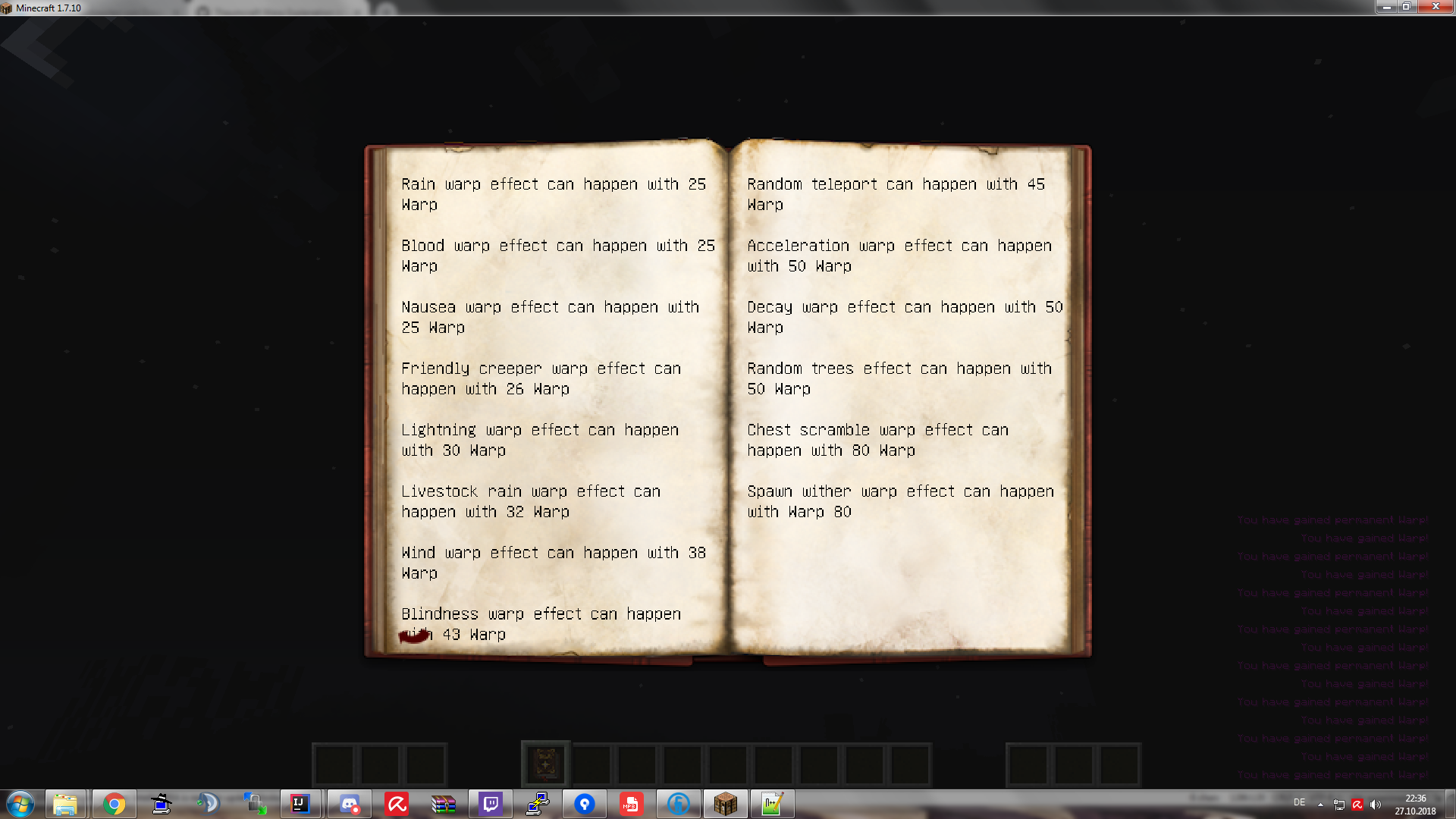 Thaumcraft Warp Explanation in Questline · Issue #3777 · GTNewHorizons ...