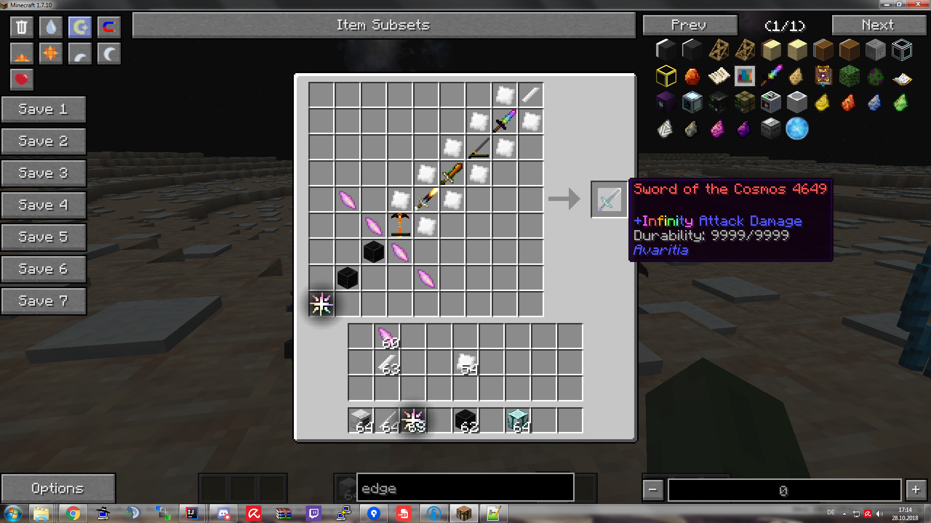 Infinity sword from avaritia cannot be crafted · Issue #3758 ...