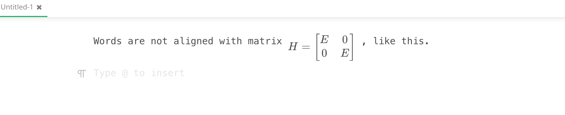 Words alignment with tall inline math · Issue #3239 · marktext/marktext · GitHub