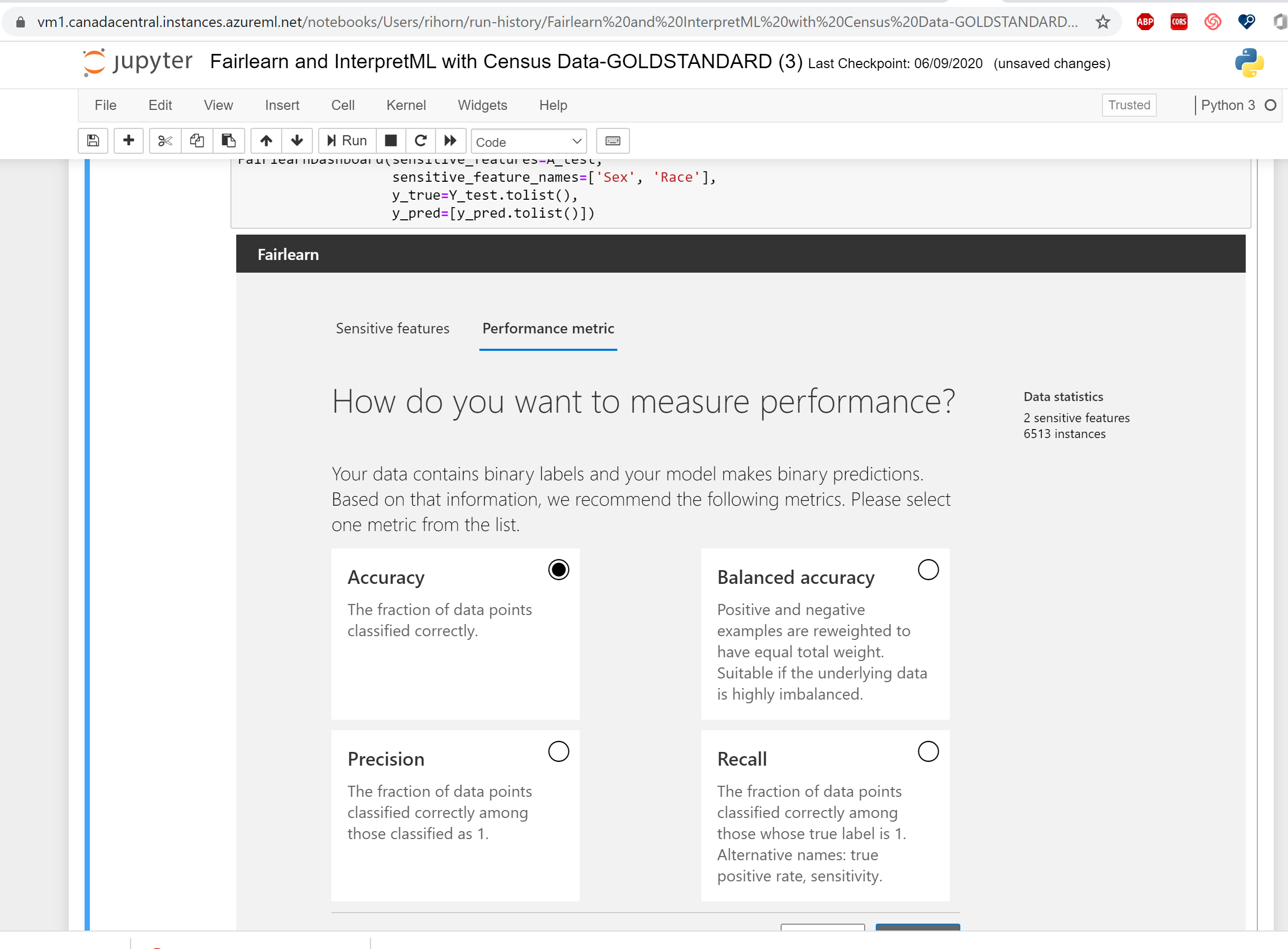 Dashboard did not even show · Issue #484 · fairlearn/fairlearn · GitHub